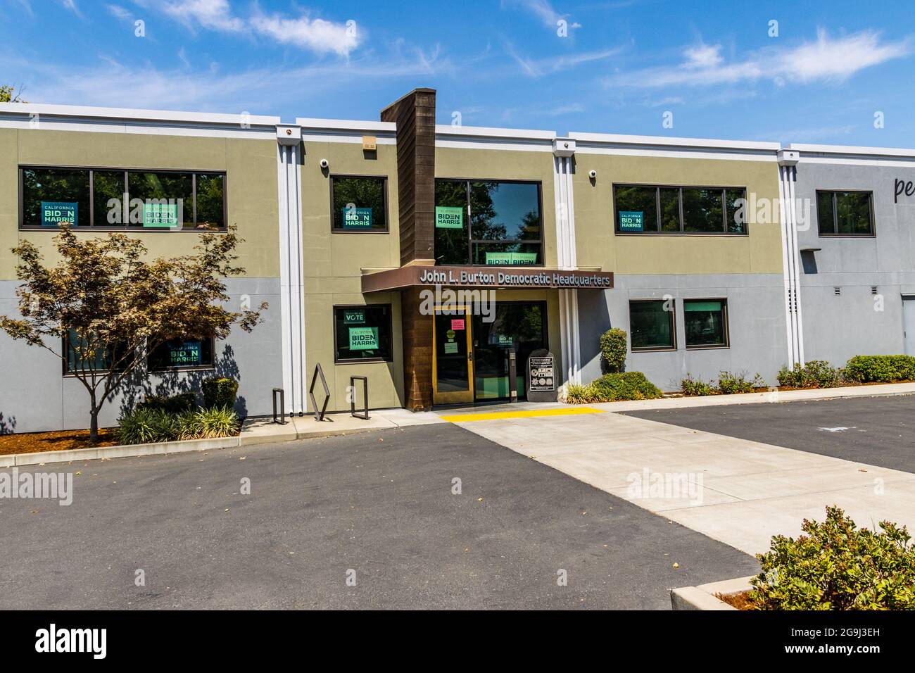The Democratic party headquarters in Sacramento California USA Stock ...