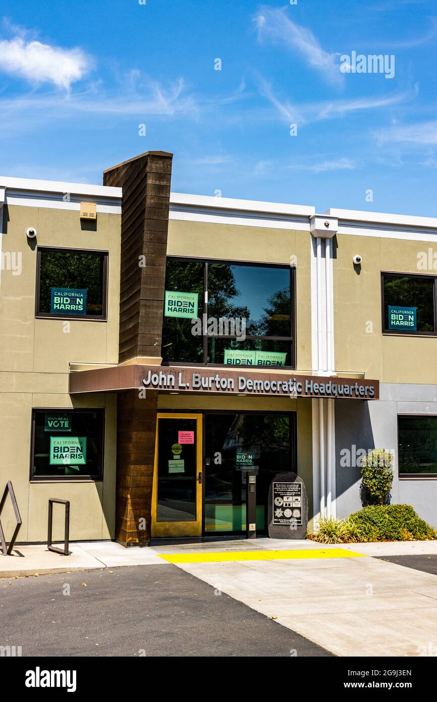 The Democratic party headquarters in Sacramento California USA Stock ...