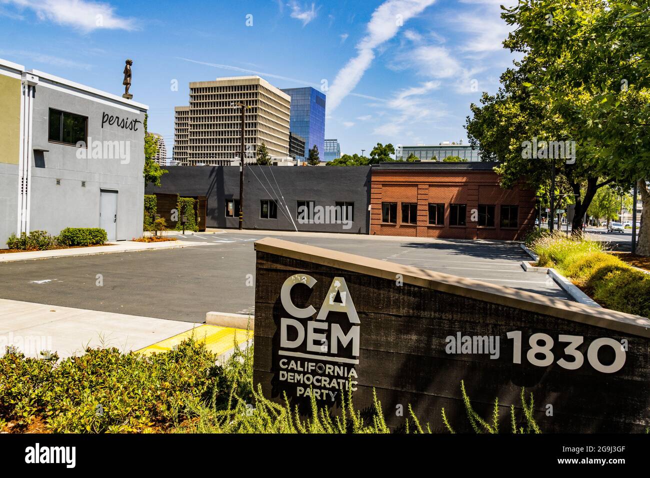 The Democratic party headquarters in Sacramento California USA Stock ...