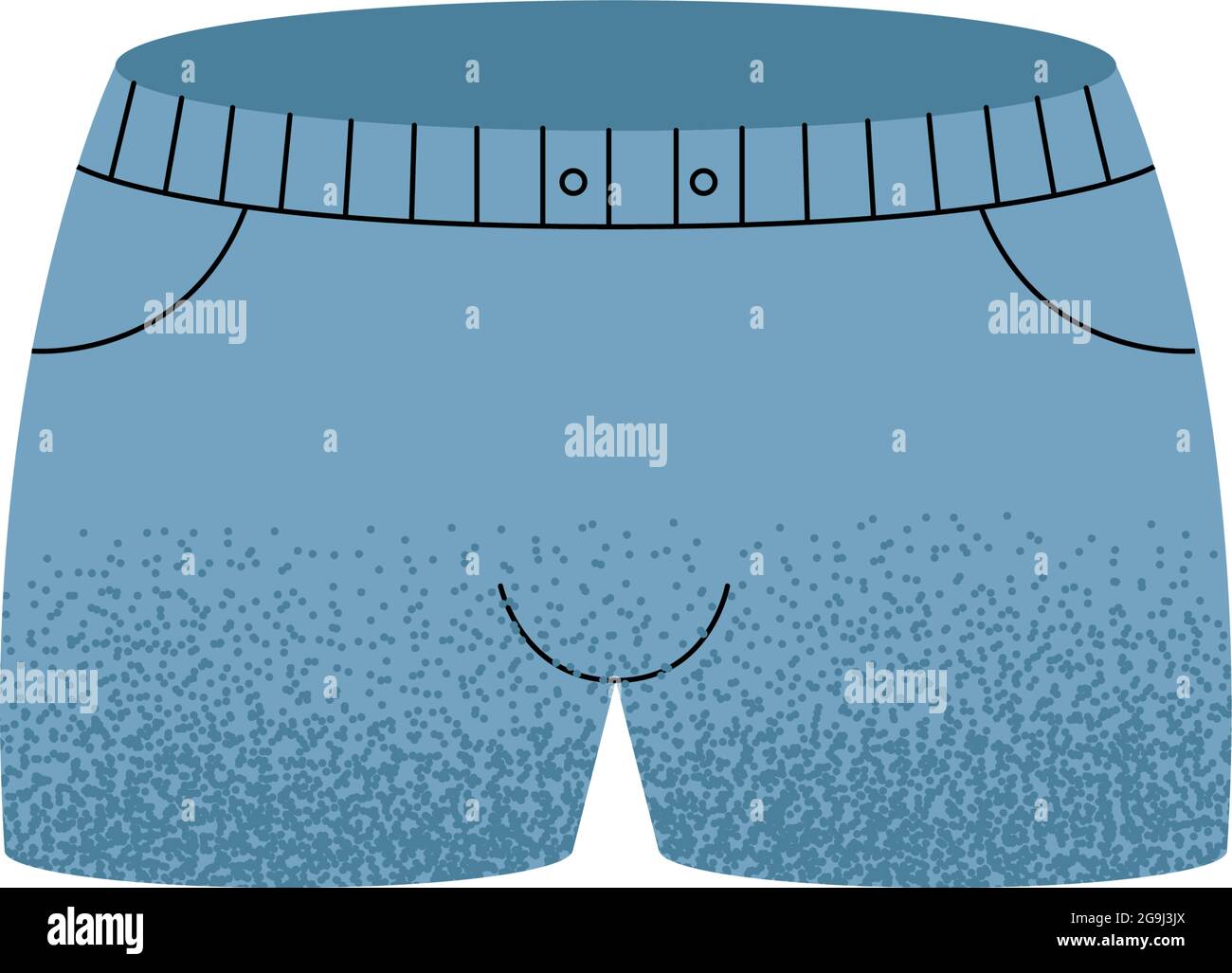 blue jean hot shorts icon Stock Vector Image & Art - Alamy