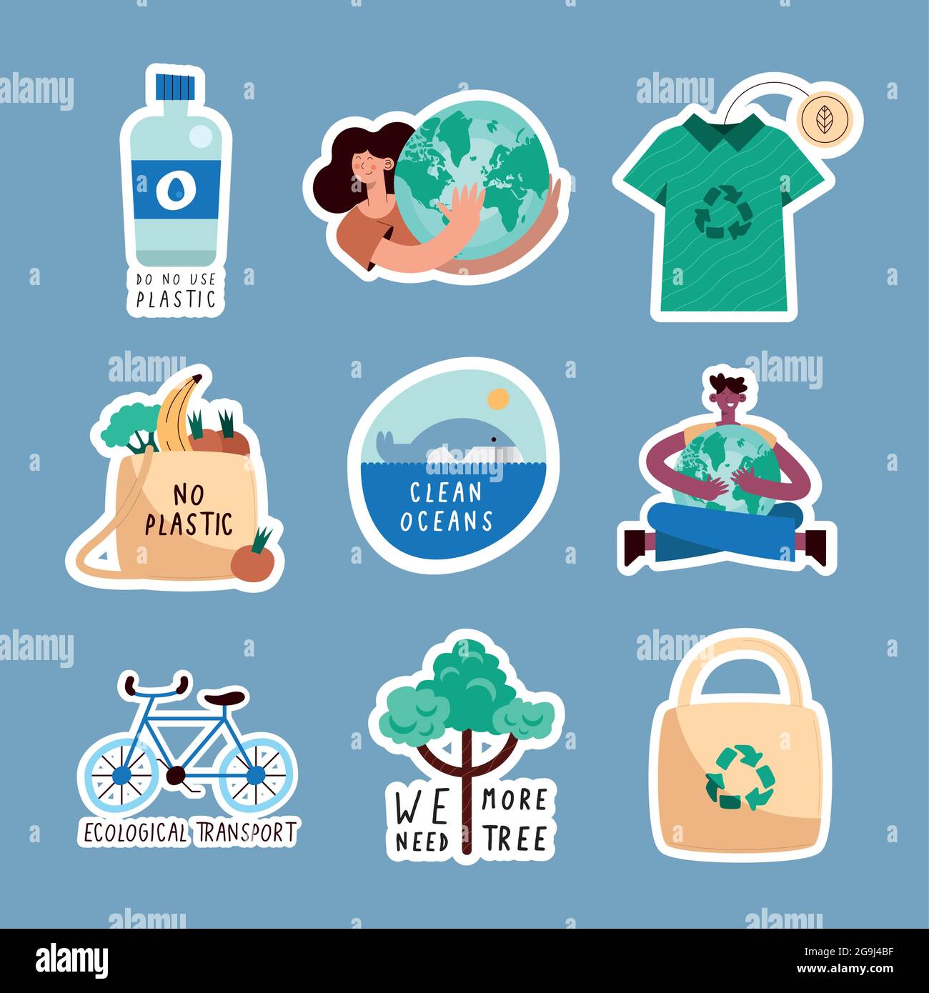 Healthy oceans Stock Vector Images - Alamy