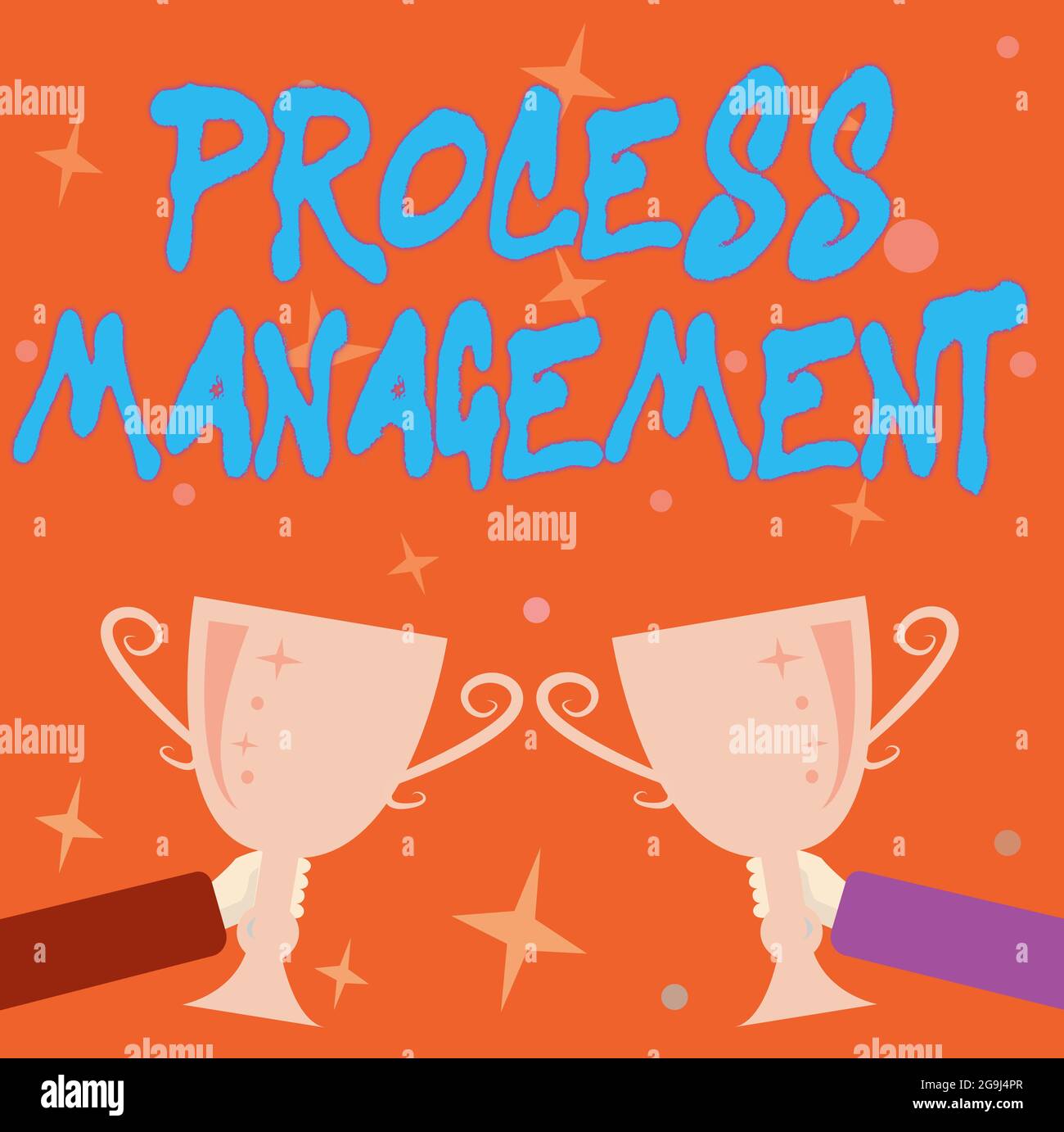 Text showing inspiration Process Management. Conceptual photo aligning ...