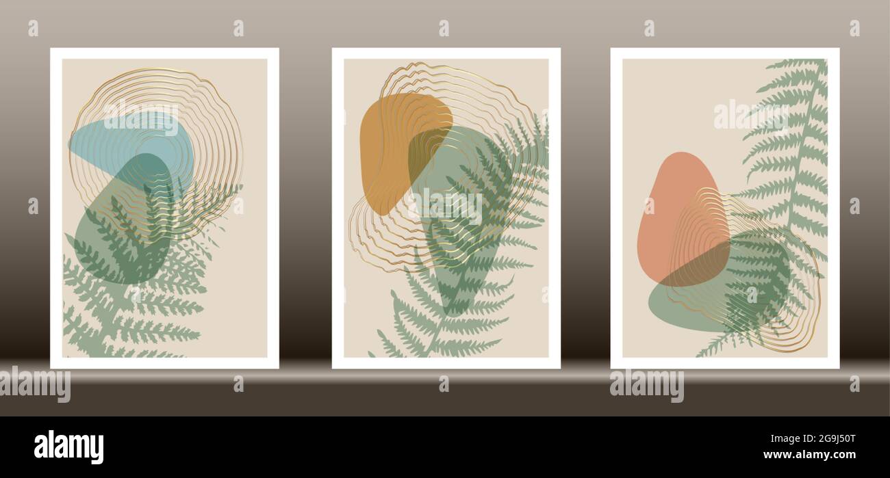 Framed wall painting Stock Vector Images - Alamy