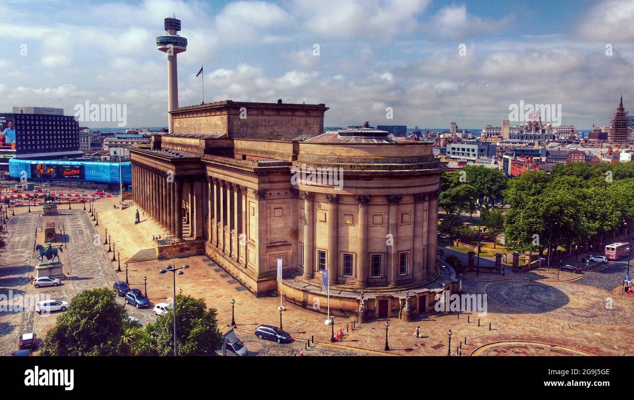Drone photography of merseyside Stock Photo - Alamy