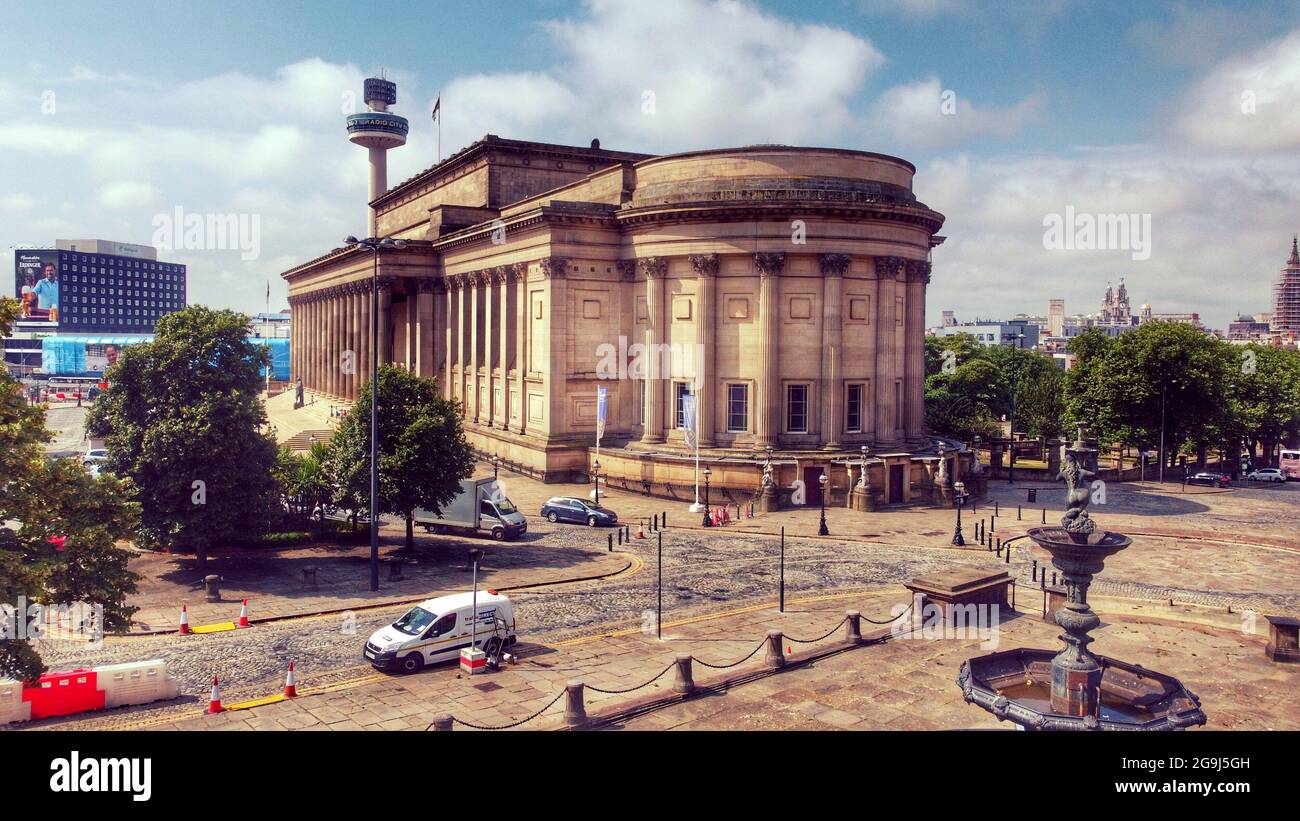 Drone photography of merseyside Stock Photo - Alamy