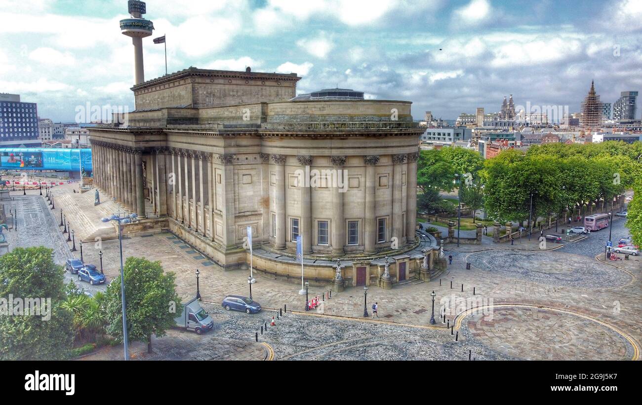 Drone photography of merseyside Stock Photo - Alamy