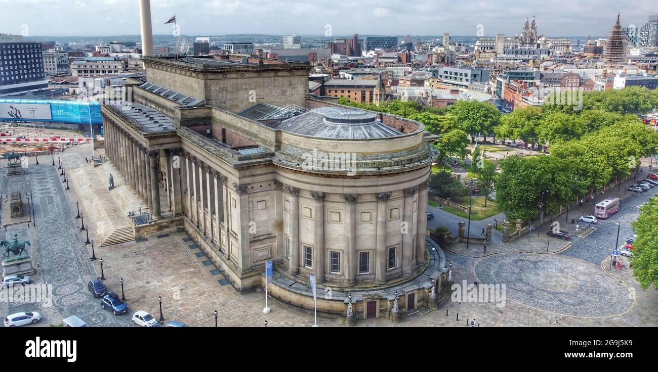 Drone photography of merseyside Stock Photo - Alamy