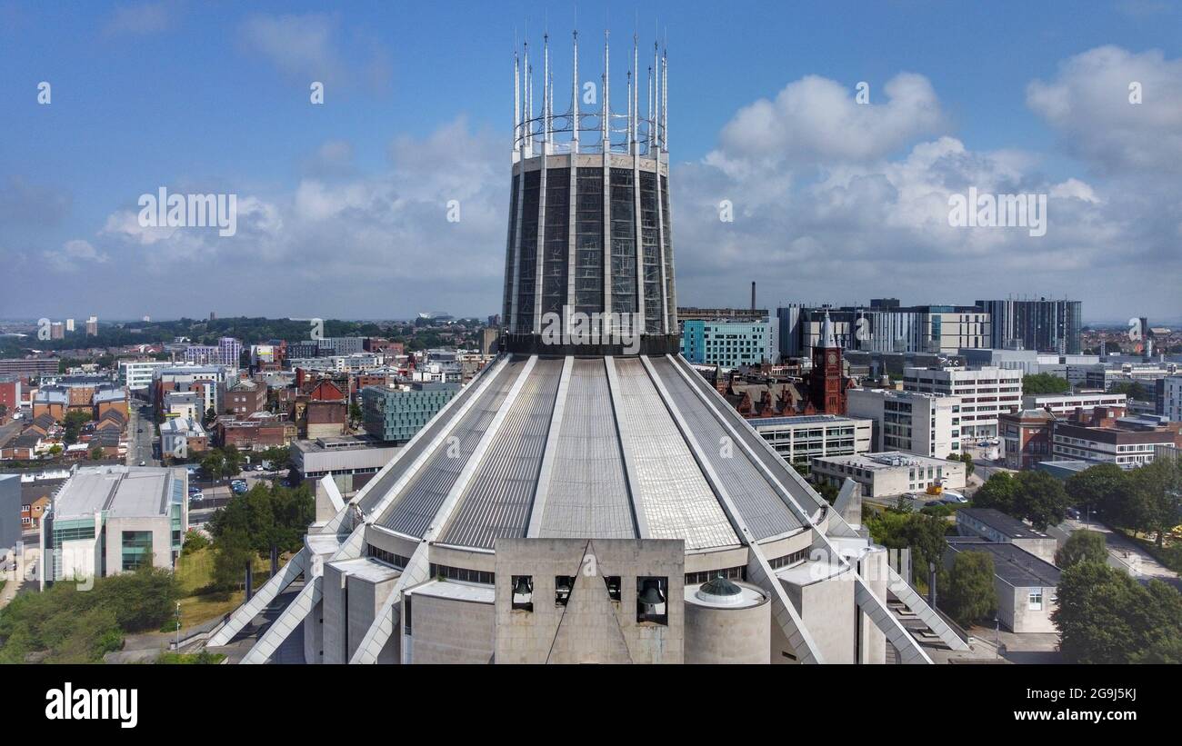 Drone photography of merseyside Stock Photo - Alamy