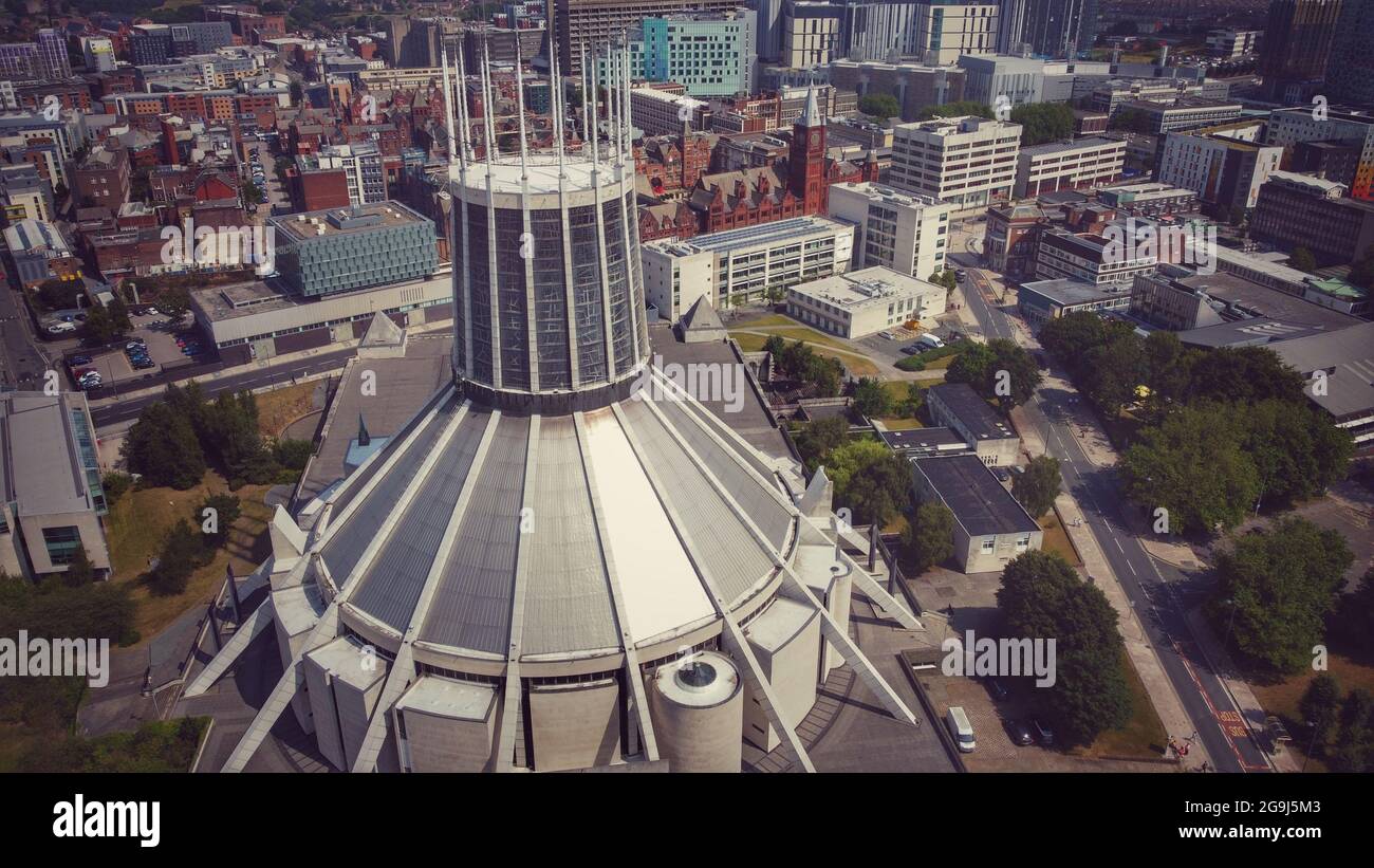 Drone photography of merseyside Stock Photo - Alamy