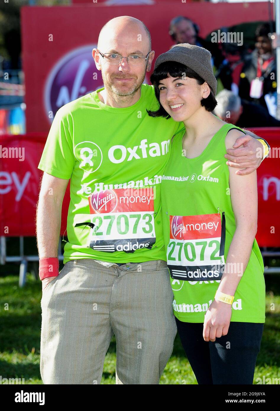 London, UK. Wayne Hemingway at Virgin London Marathon 2013 ...