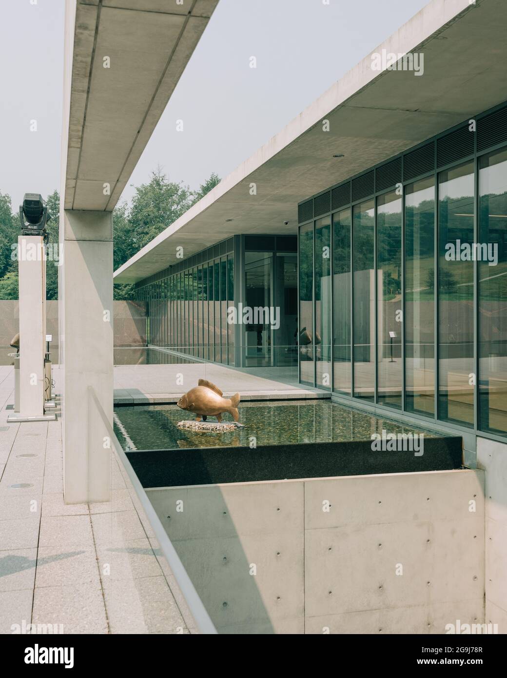 Modern architecture at the Clark Art Institute, in Williamstown ...