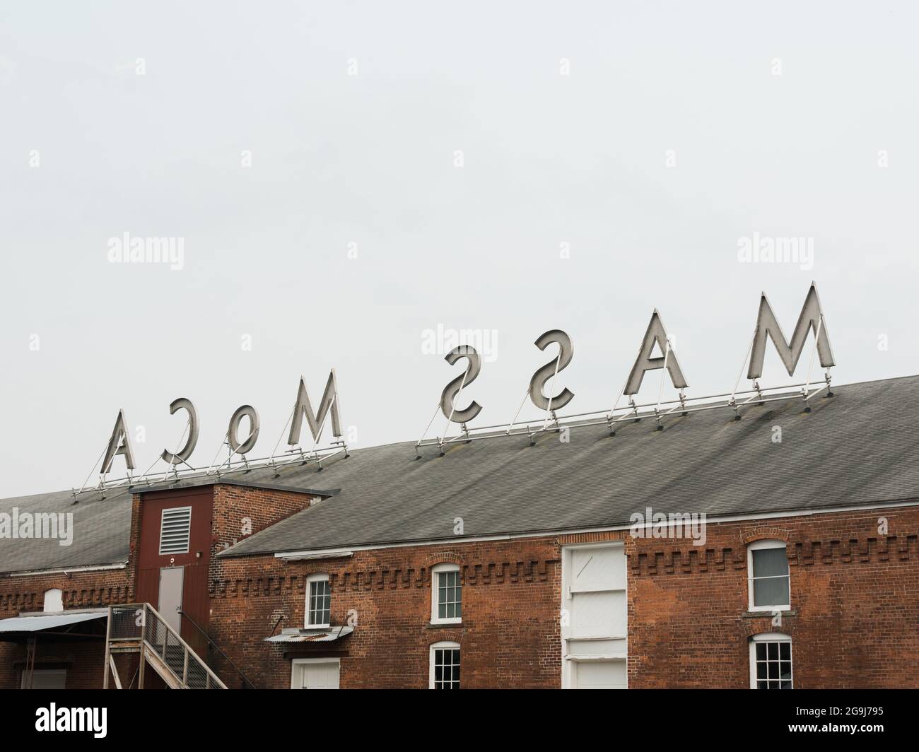 Mass MoCa sign, in North Adams, Massachusetts Stock Photo - Alamy