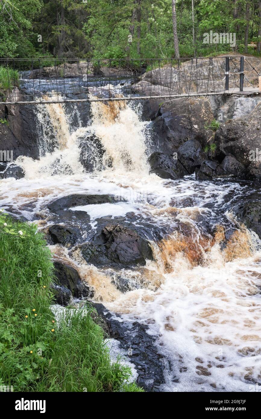 Ruskeala waterfalls hi-res stock photography and images - Alamy
