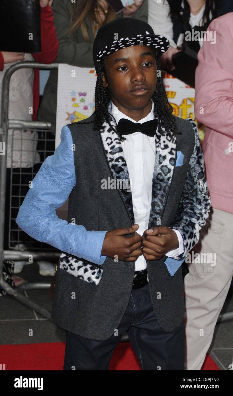 London. UK. Akai Osei-Mansfield at the All Stars UK film premiere, Vue ...