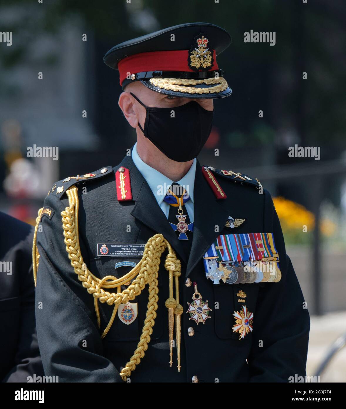 Lieutenant-General Wayne Donald Eyre, Canadian Forces officer acting ...