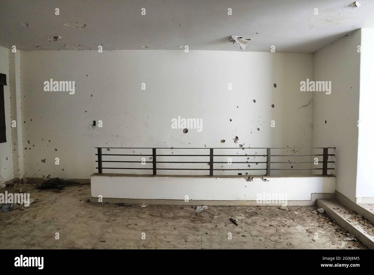LOS MOCHIS, MEXICO - Jan 11, 2019: A closeup shot of abandoned house ...