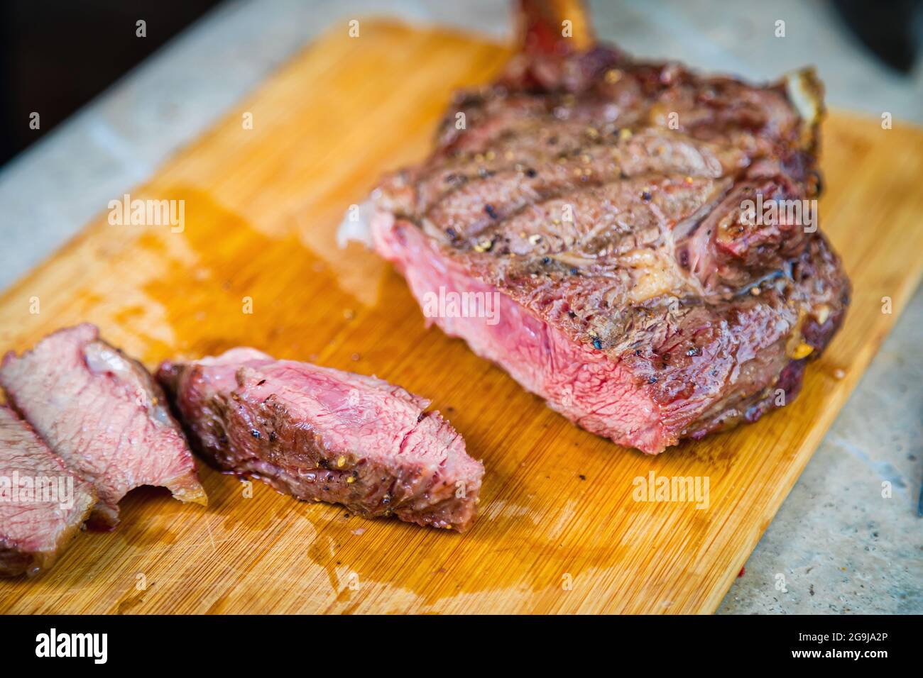 Slice of meat hi-res stock photography and images - Alamy