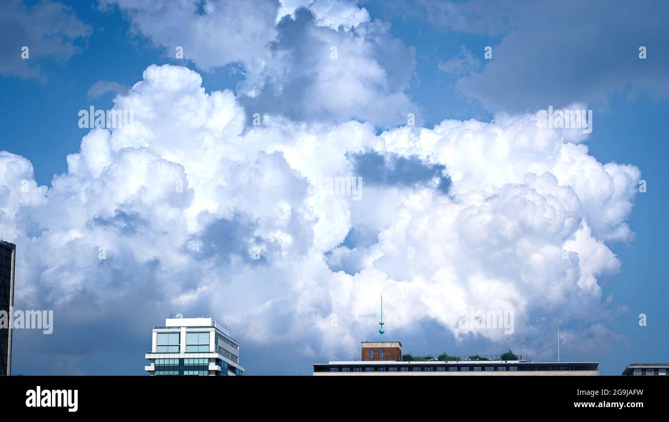 Ladder cloudy sky architecture hi-res stock photography and images - Alamy