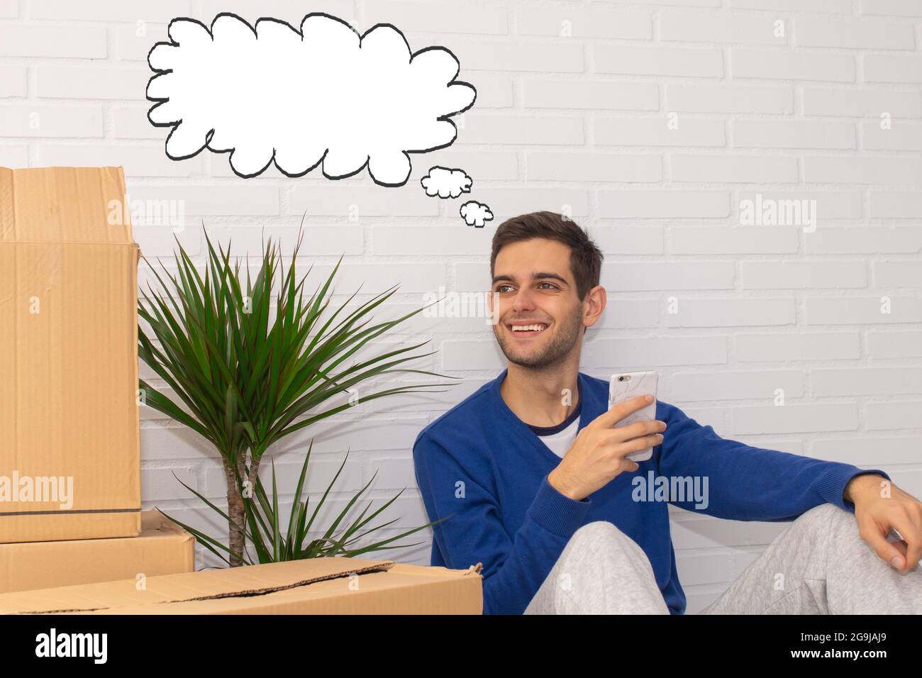 Buy house thinking hi-res stock photography and images - Alamy