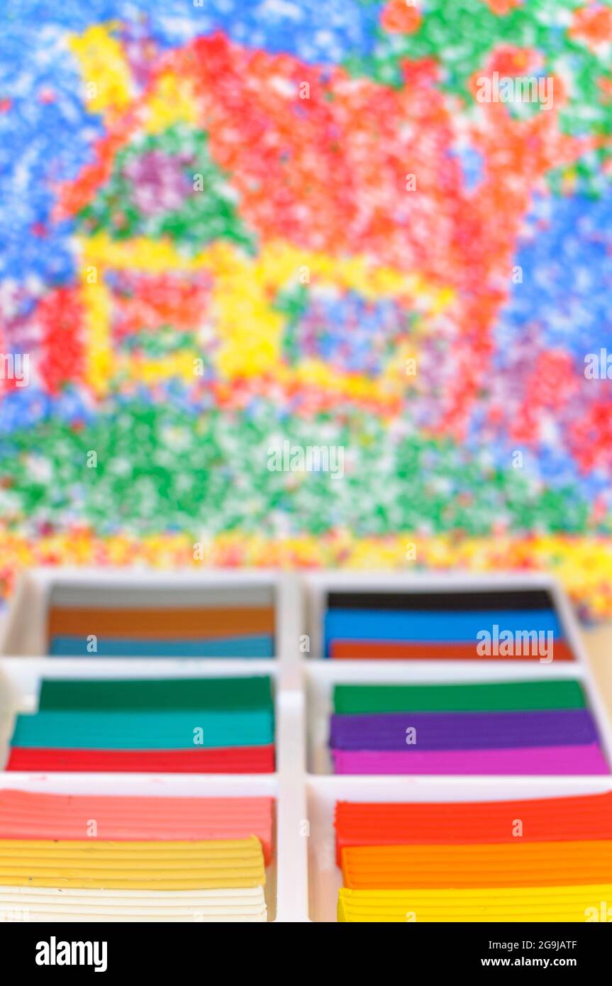 Palette of blocks hi-res stock photography and images - Alamy