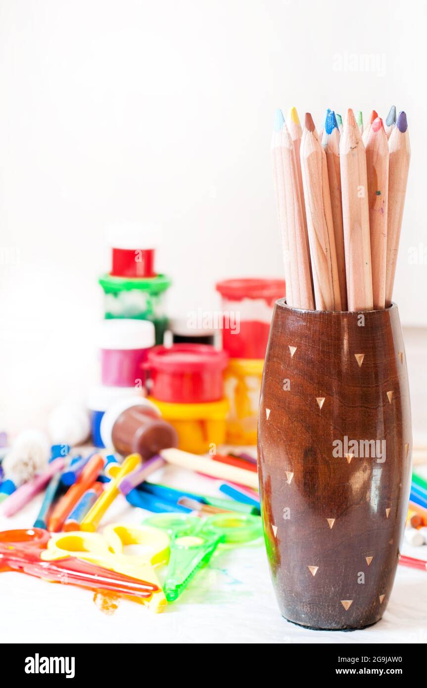 Preschool classroom paintings hi-res stock photography and images - Alamy