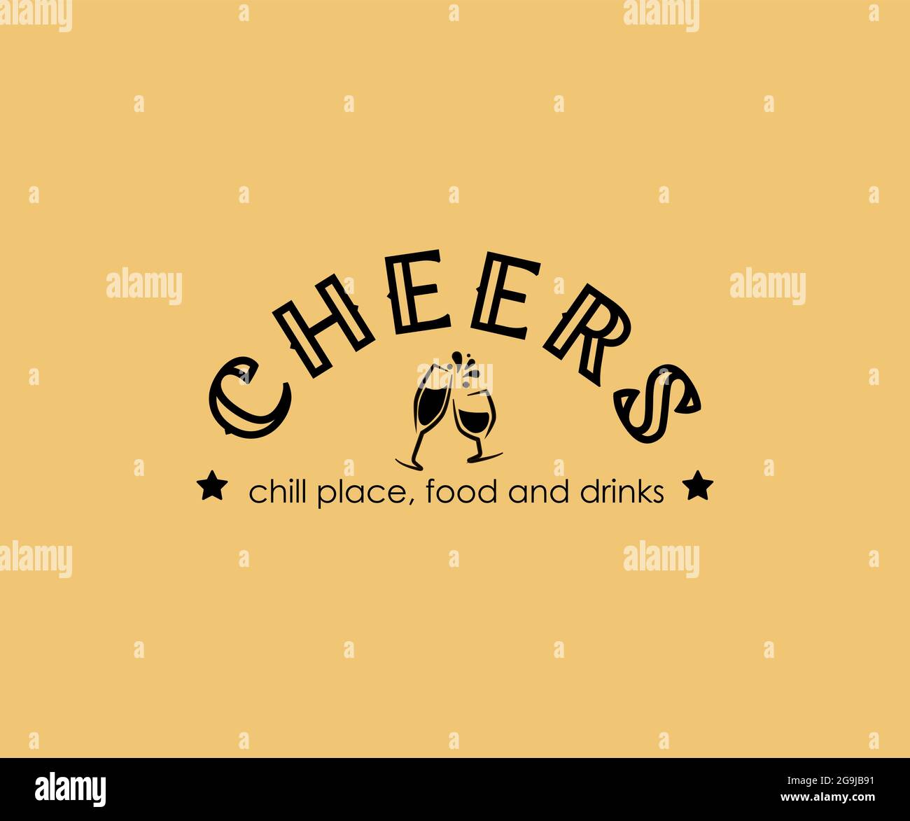 Gin business logo Stock Vector Images - Alamy