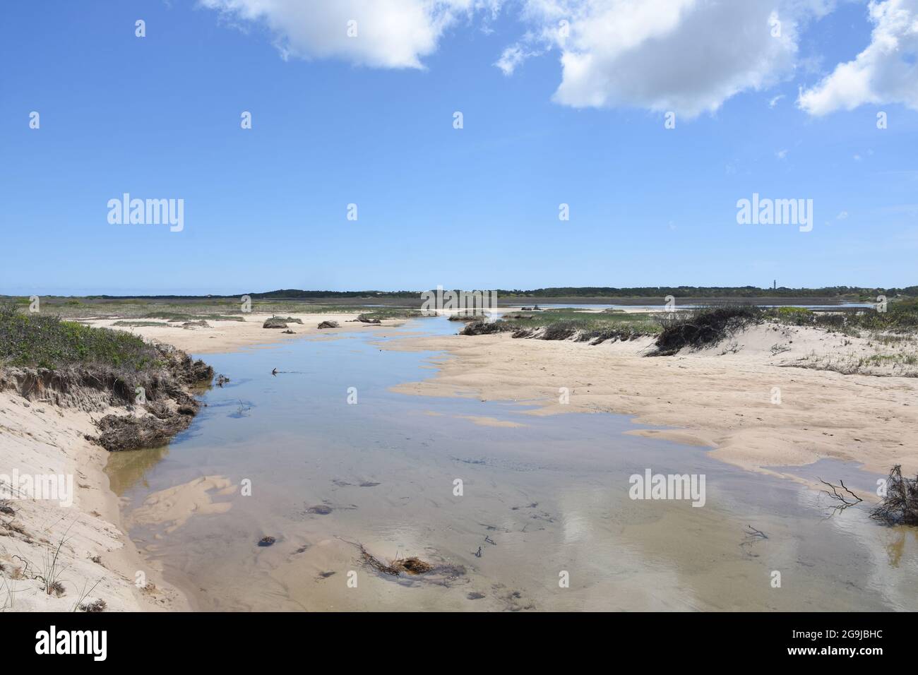 Tide pools along the outer Cape in Massachusetts Stock Photo - Alamy
