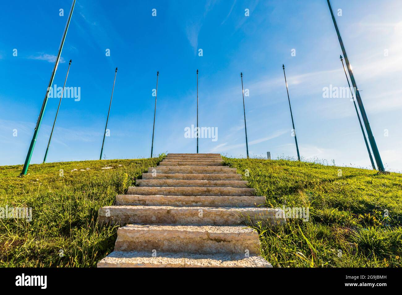 Italy Veneto Monte Grappa - Monte Tomba -War Memorial Stock Photo - Alamy