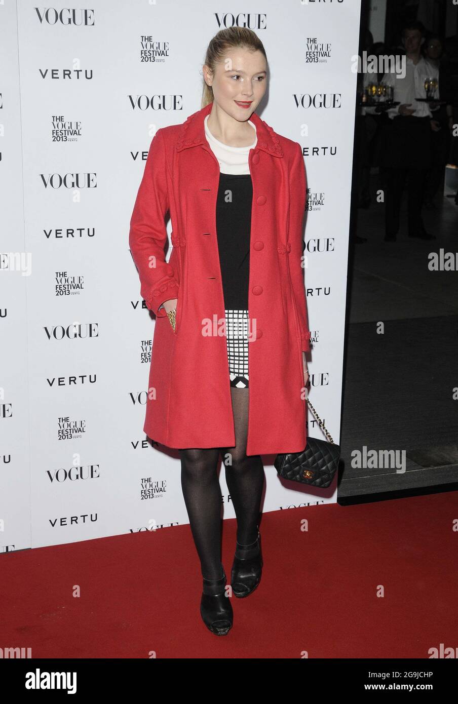 London. 270413. Amber Atherton at the Vogue Festival 2013 opening party ...