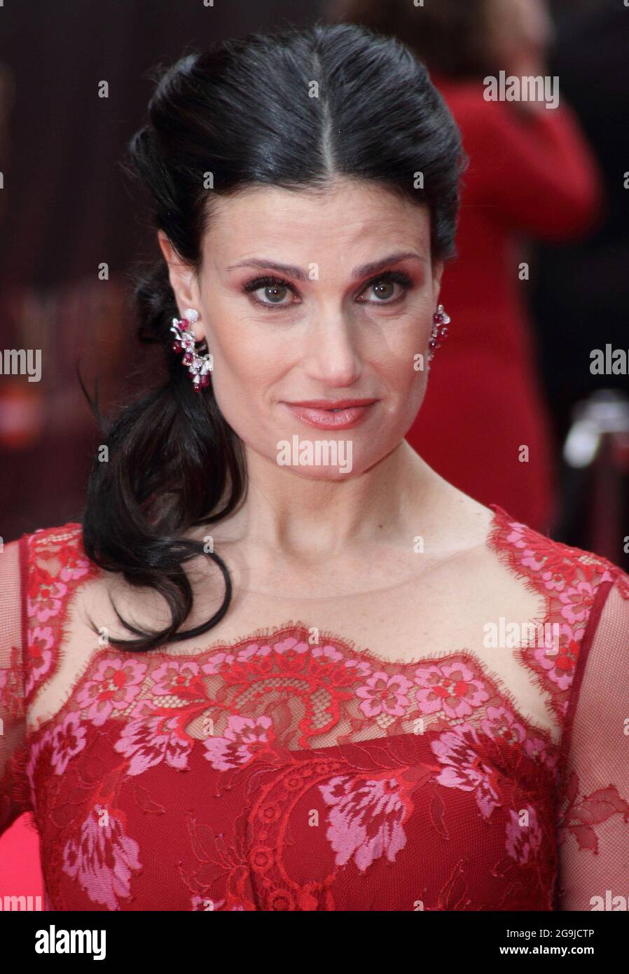 London, UK. Idina Menzel at The Olivier Awards 2013 at the Royal Opera ...