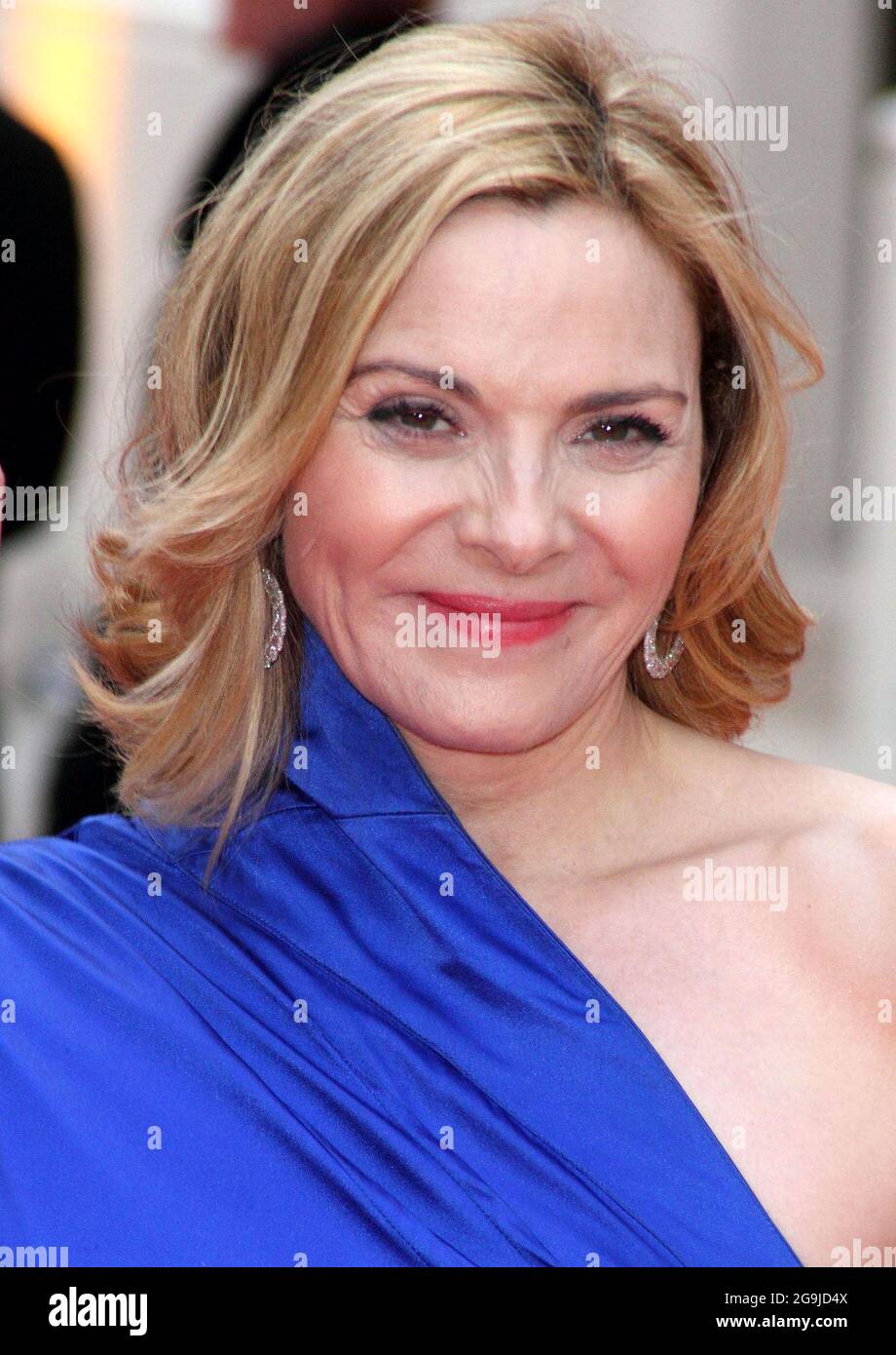 London, UK. Kim Cattrall at The Olivier Awards 2013 at the Royal Opera ...
