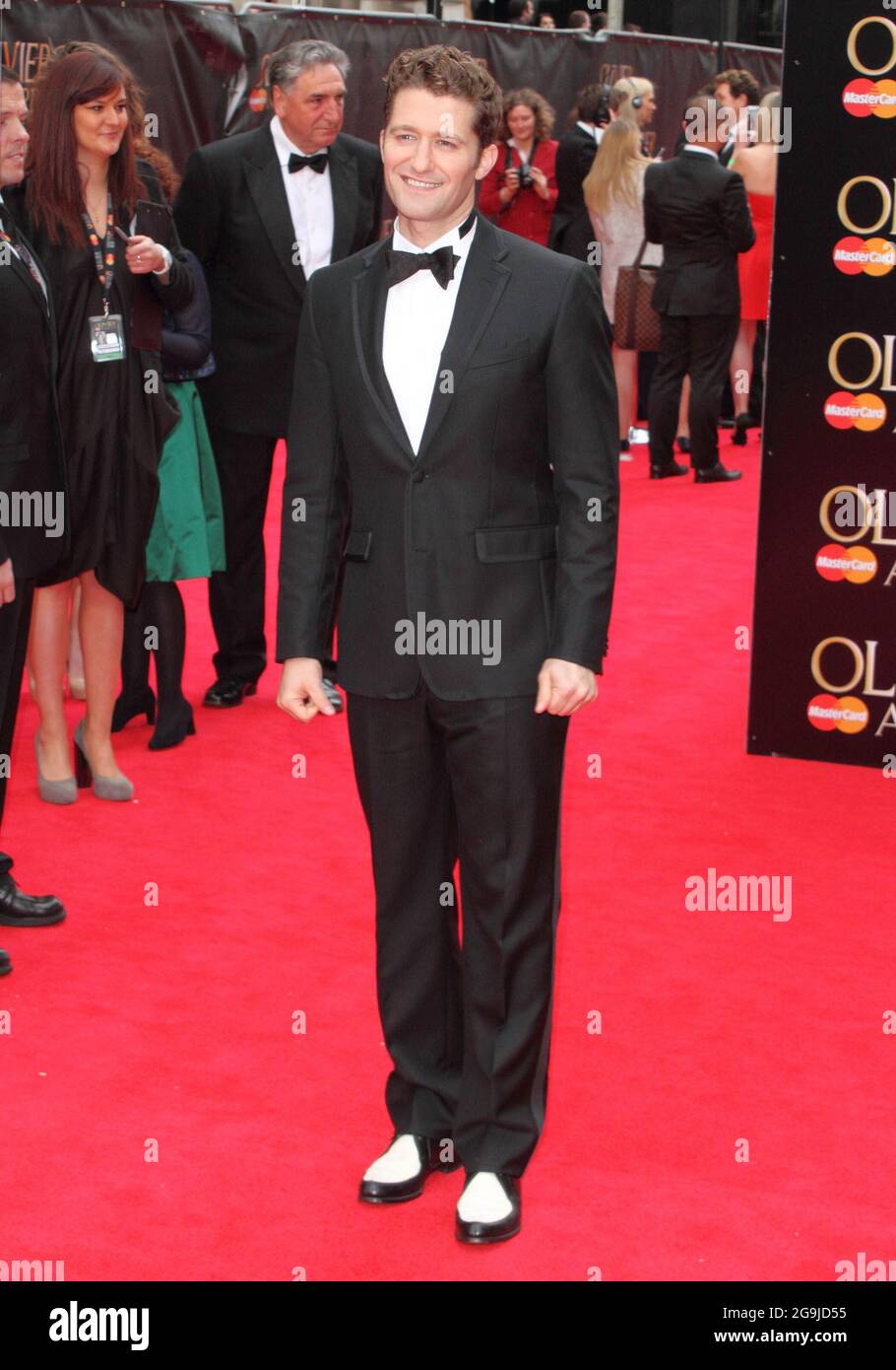 London, UK. Matthew Morrison at The Olivier Awards 2013 at the Royal ...
