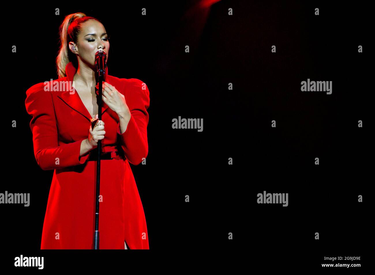 Ipswich, Suffolk. UK. Leona Lewis performing at the Regent Theatre ...