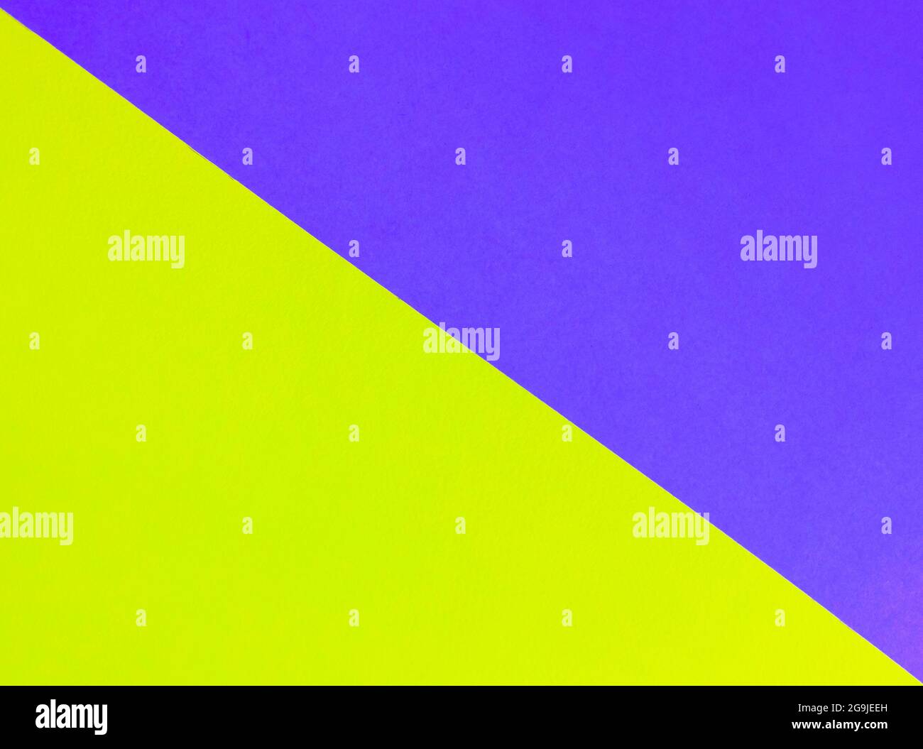 Yellow-blue minimalist geometric background divided in half by a ...