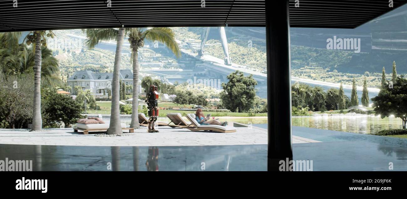 Elysium Space Station Scene