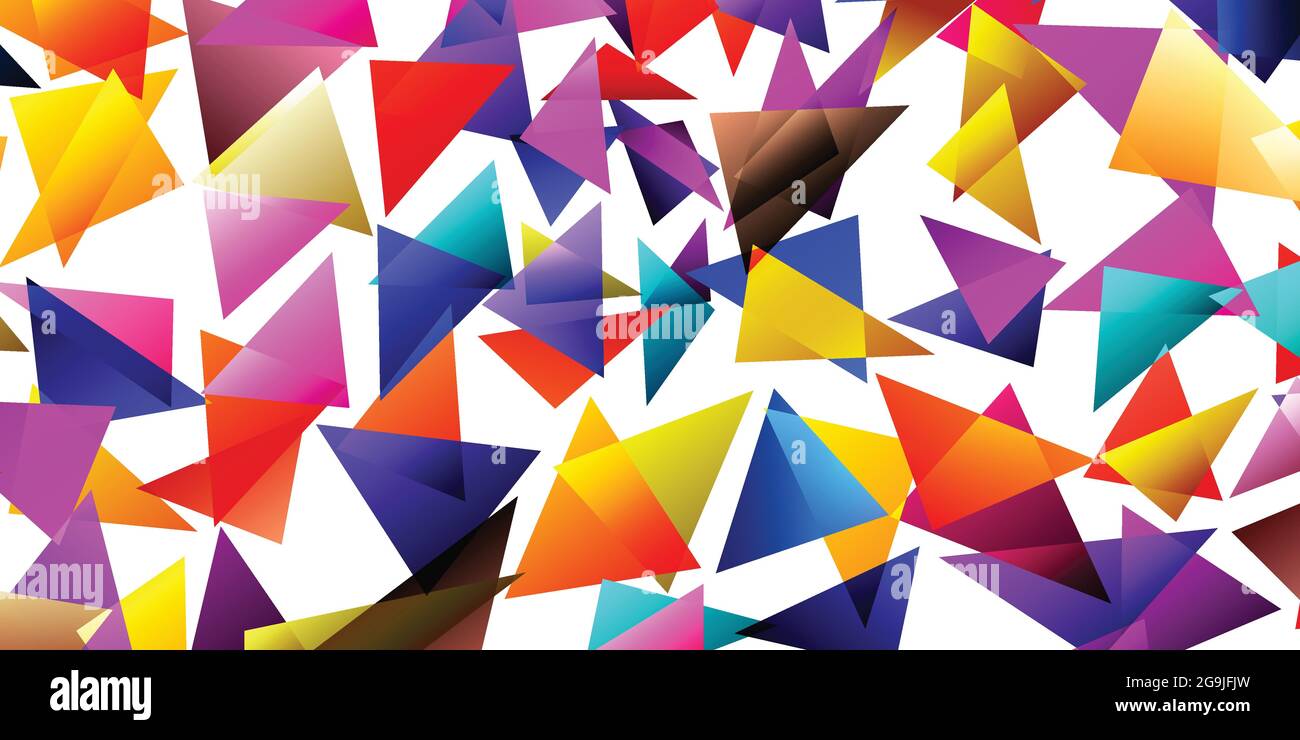 Polygonal rainbow mosaic background. Abstract low poly vector ...