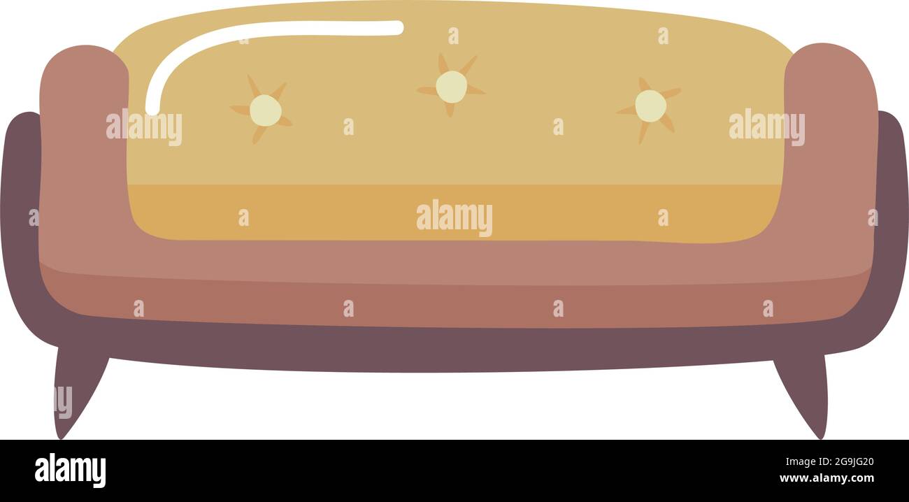 Comfortable and home couch design Stock Vector Image & Art - Alamy