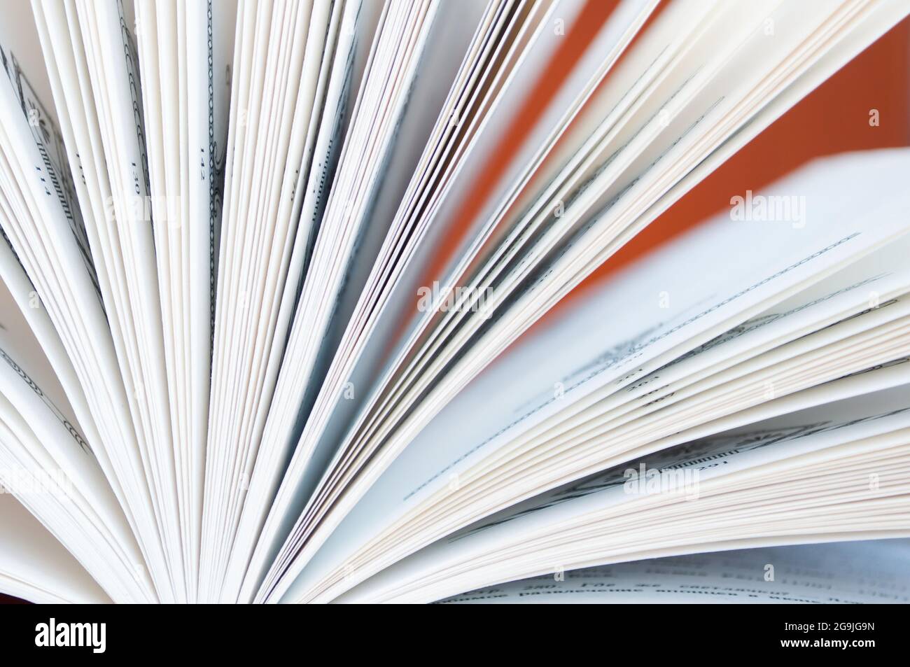 close up open book Stock Photo - Alamy