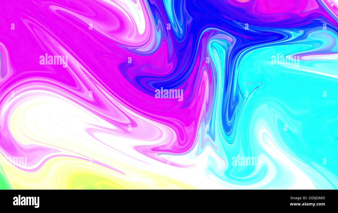 Colorful paint mix with gradient vivid colors Stock Photo - Alamy