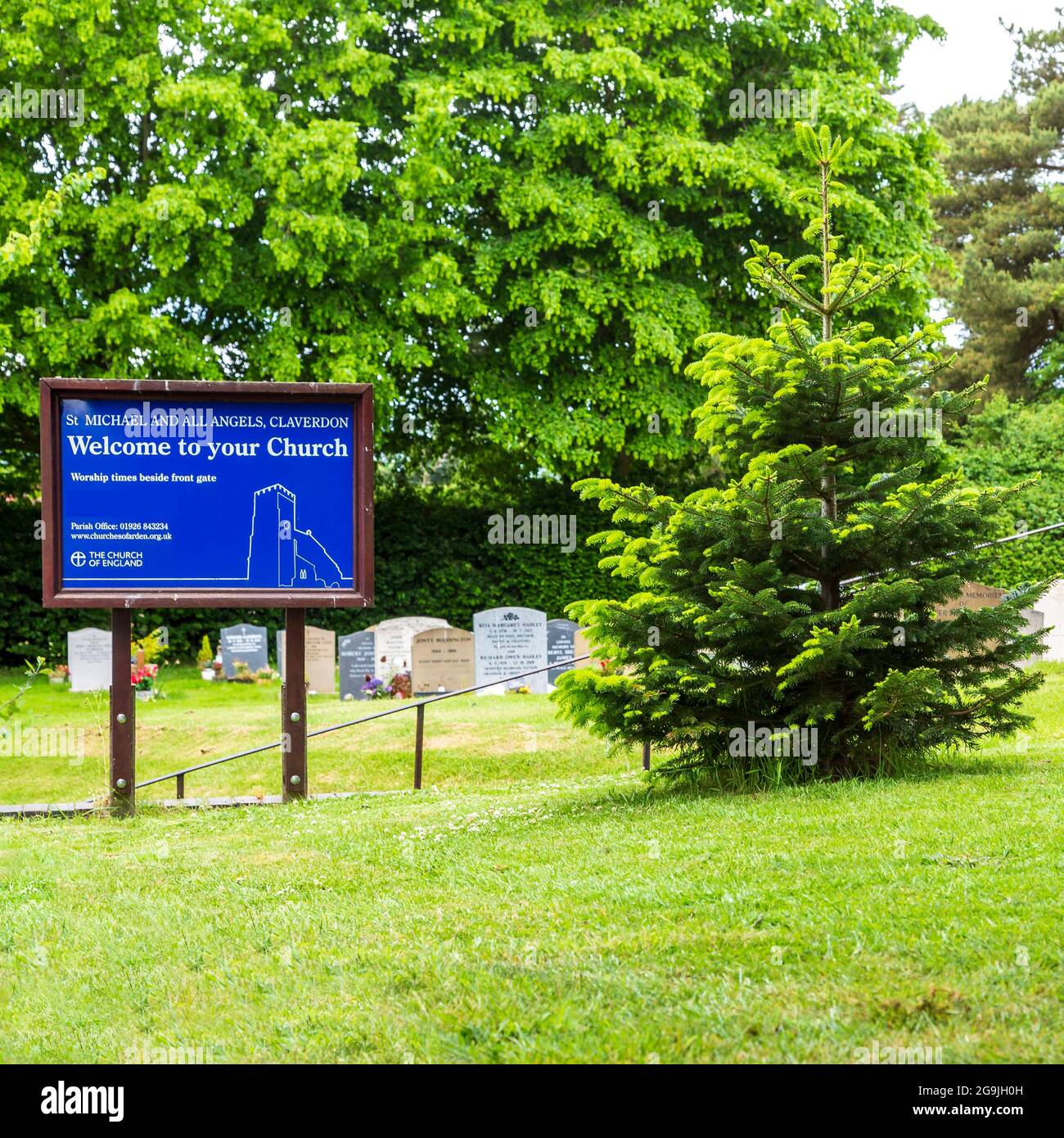 Church of St Michael & All Angels in Claverdon, Warwickshire Stock ...