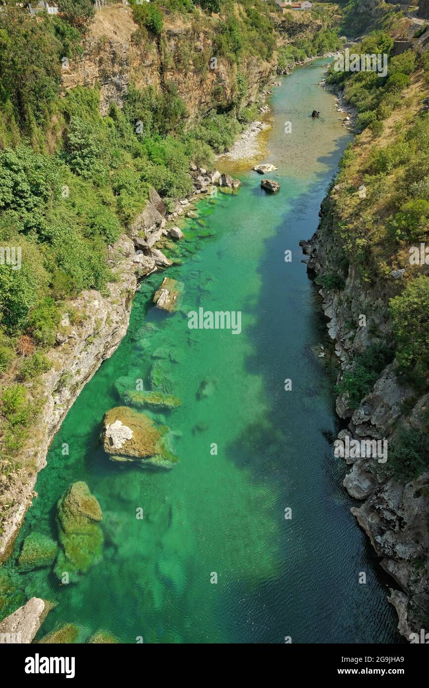 high view Tara River, Montenegro Stock Photo - Alamy