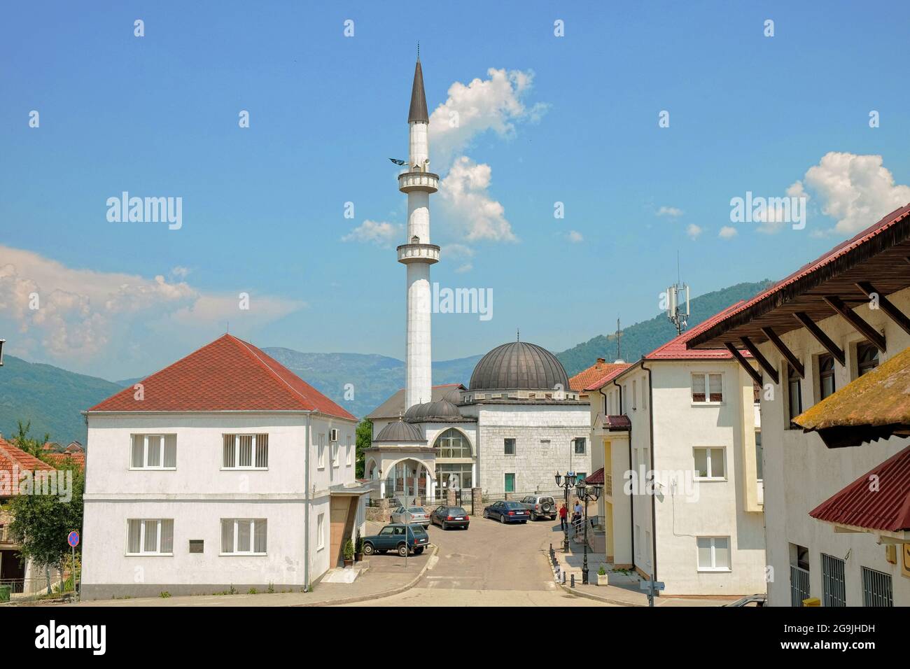 Sultan Mosque in downtown Plav, Montenegro Stock Photo - Alamy