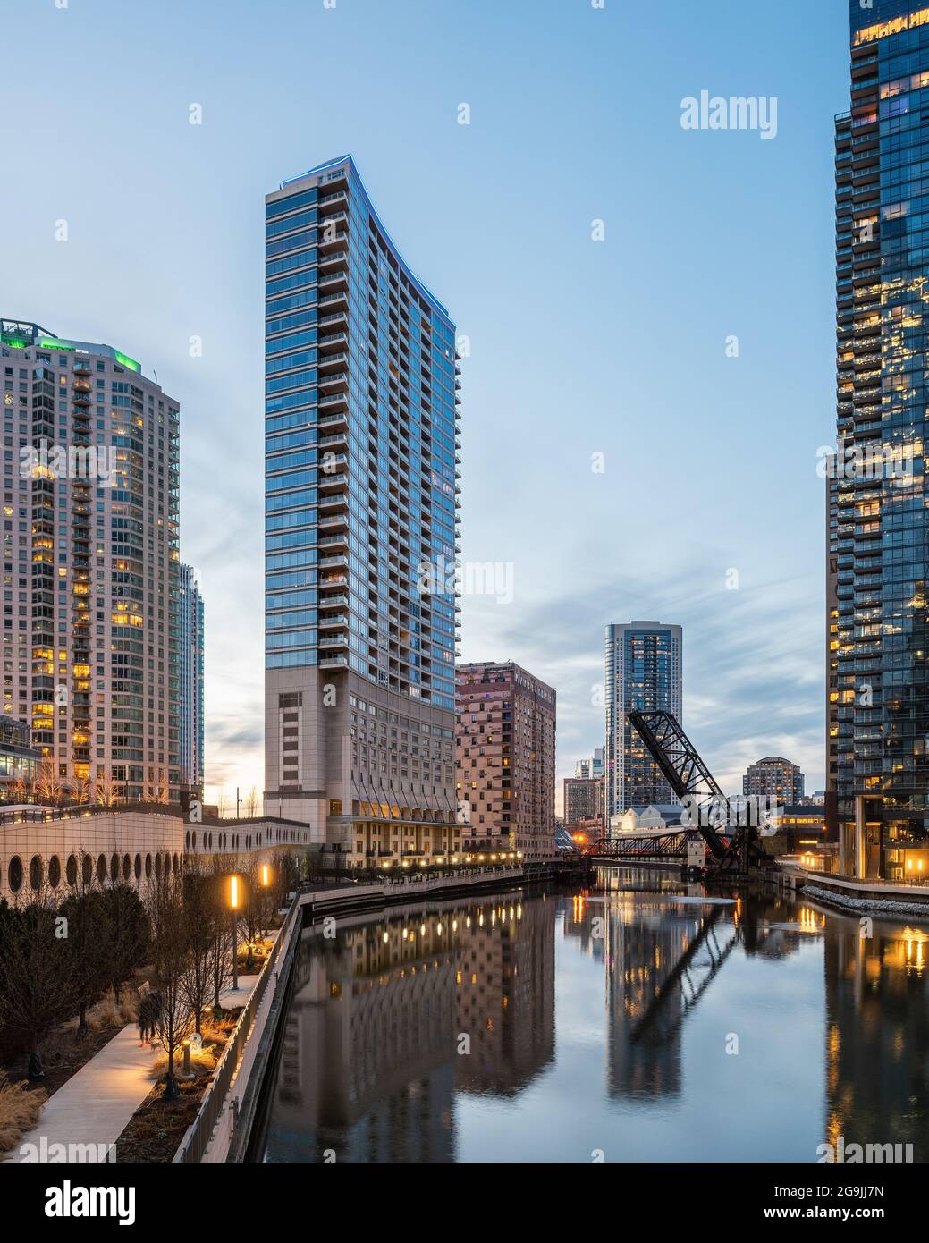 Riverbend Condominiums designed by DeStefano and Partners Stock Photo ...