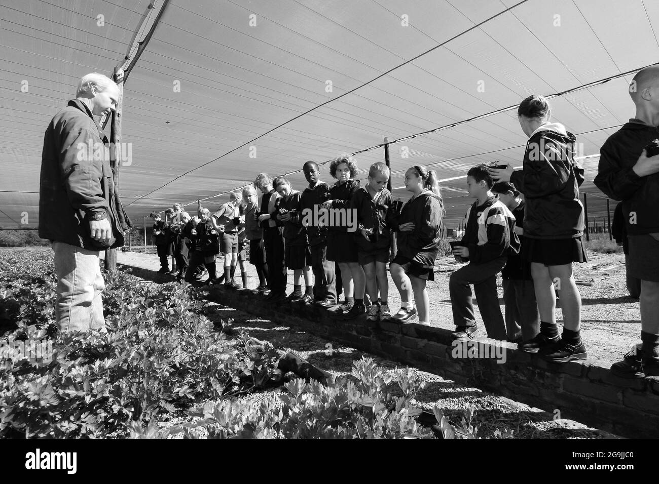JOHANNESBURG, SOUTH AFRICA - Jan 05, 2021: The school children learning ...