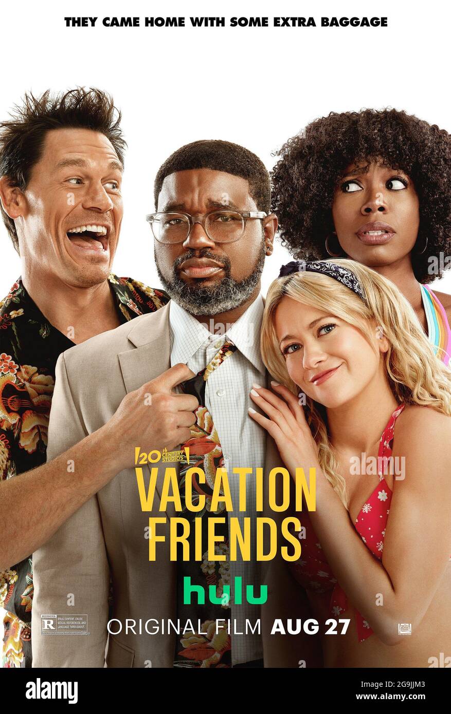 VACATION FRIENDS, US poster, from left: John Cena, Lil Rel Howery ...