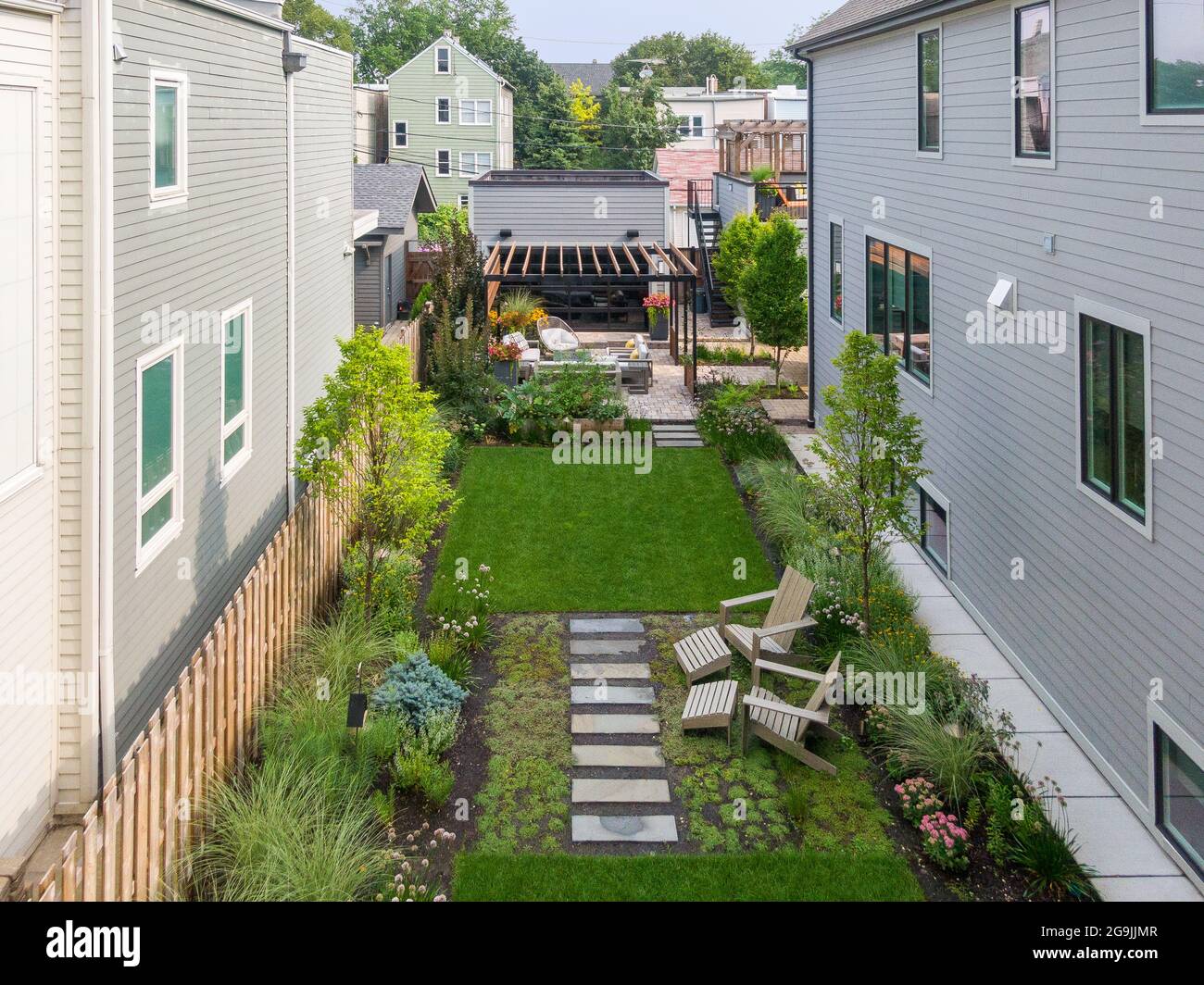 Residential - Exterior Space Stock Photo - Alamy