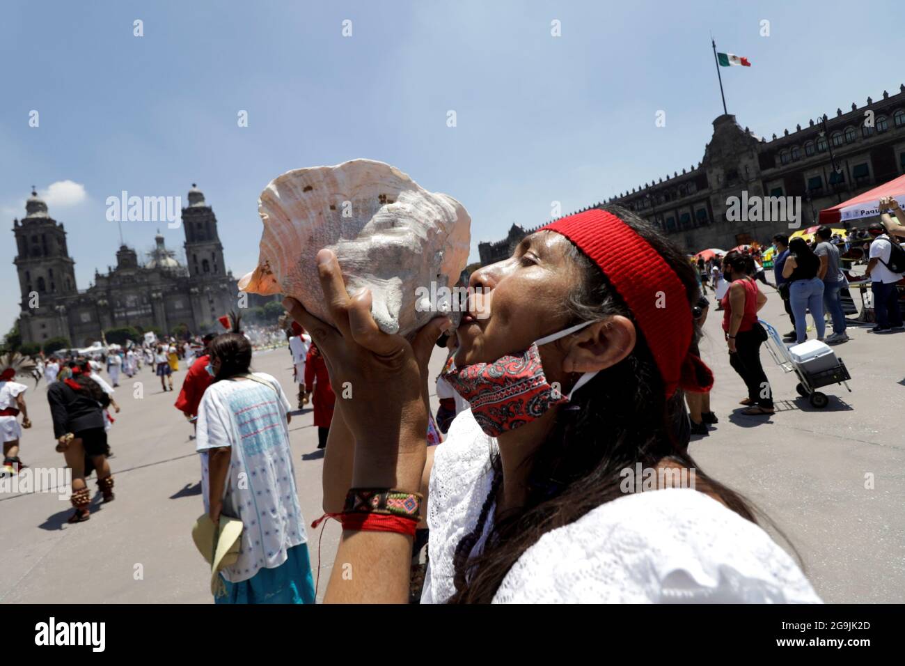 696th anniversary of the founding of tenochtitlan hi-res stock ...
