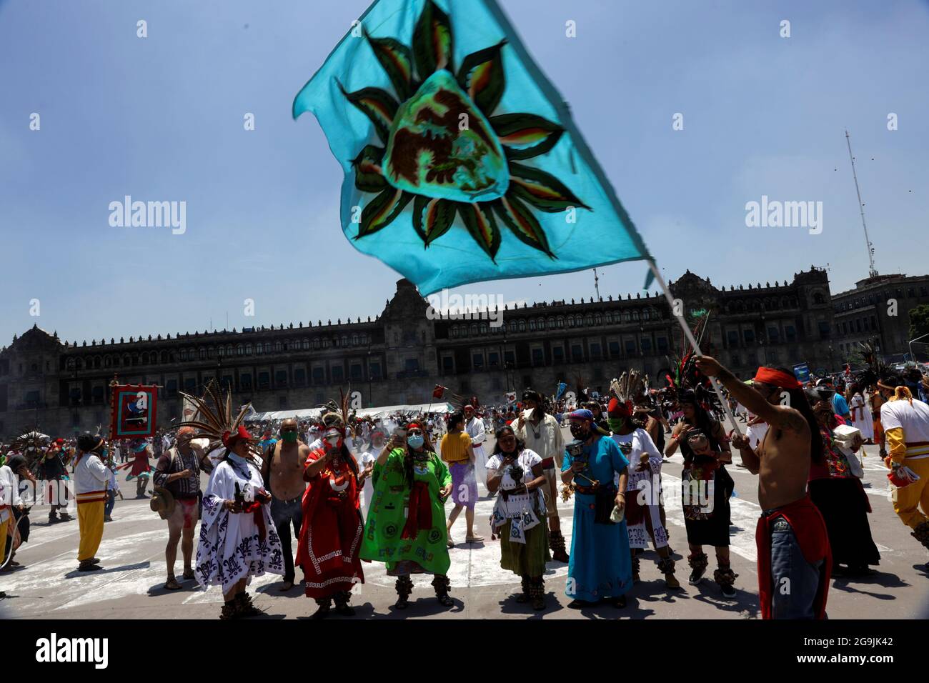 696th anniversary of the founding of tenochtitlan hi-res stock ...