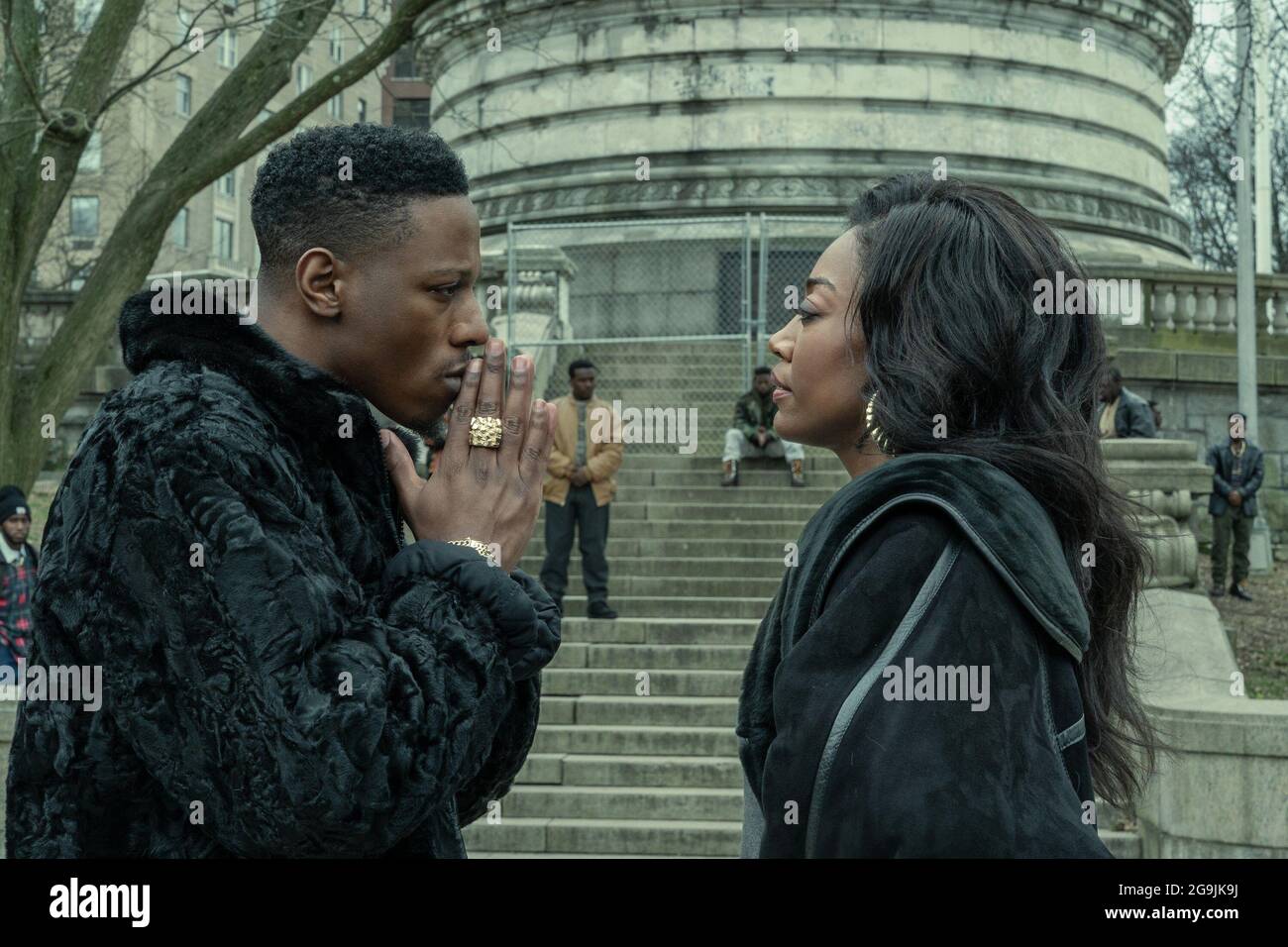 Power Book Iii Raising Kanan From Left Joey Bada Aka Joey Badass Patina Miller Back In