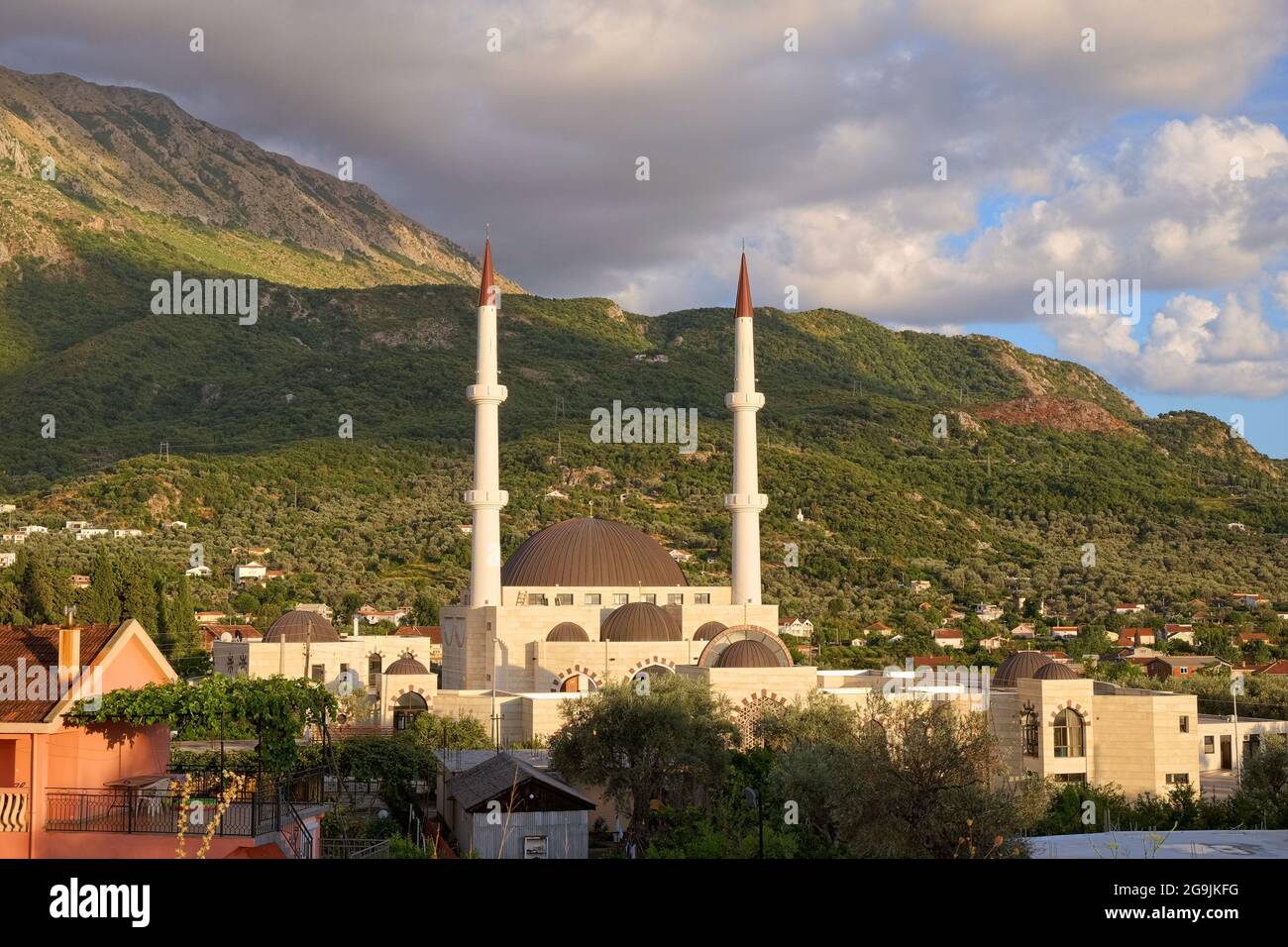Mosque Selime of Islamic Centre in Bar, Montenegro Stock Photo - Alamy